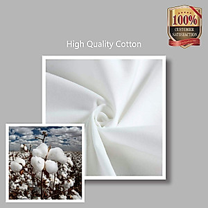 TOPDesign 2 | 6 | 12 Pack Super Strong Large 17.5"x16.5"x5" 10oz Cotton Canvas Tote Bag, Reusable Grocery Shopping Bags, Blank White Bags for Crafts, DIY Your Creative Designs (Pack of 2)