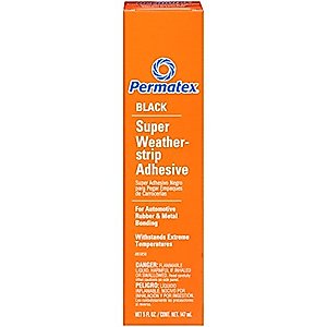 Permatex 81850 Black Super Weatherstrip Adhesive, 5 oz.