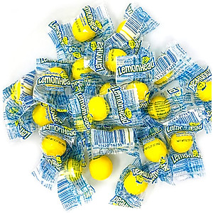 SweetGourmet Original LemonHead Candy Wrapped Bulk | 1 Pound