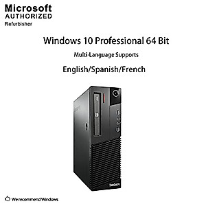 Lenovo ThinkCentre M83 Small Form Business High Performance Desktop Computer(Intel Core I5-4570 3.2G,16G RAM DDR3,240G SSD+500GB HDD,DVD,WiFi, Windows 10 Professional) (Renewed)
