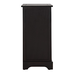 SAFAVIEH Home Collection Carrie Brown/ Natural Wicker 3-Drawer Storage Nightstand Side Table (Fully Assembled)