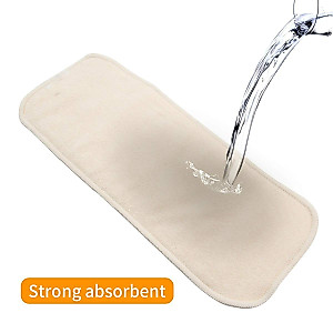 DoDo Bear Super Water Absorbent 12 PCS Natures Cloth Diaper Inserts,4 Layers Viscose from Bamboo Inserts