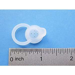 3 Parts White Set- 1 Earhook and 2 Earbuds Eartips Compatible with Motorola Boom 2+, Boom 2, Boom, HX600, Elite Flip HZ720, H17, H17txt, H19, H19txt, HX550, H525, H520 Wireless Headsets