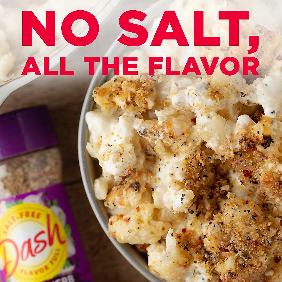 Dash Salt-Free Seasoning Blend, Onion & Herb, 2.5 Ounce (Pack of 8)