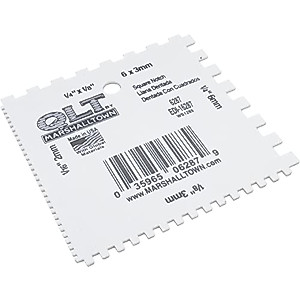 QLT By MARSHALLTOWN 6287 Plastic Notched Spreader by Qlt By Marshalltown