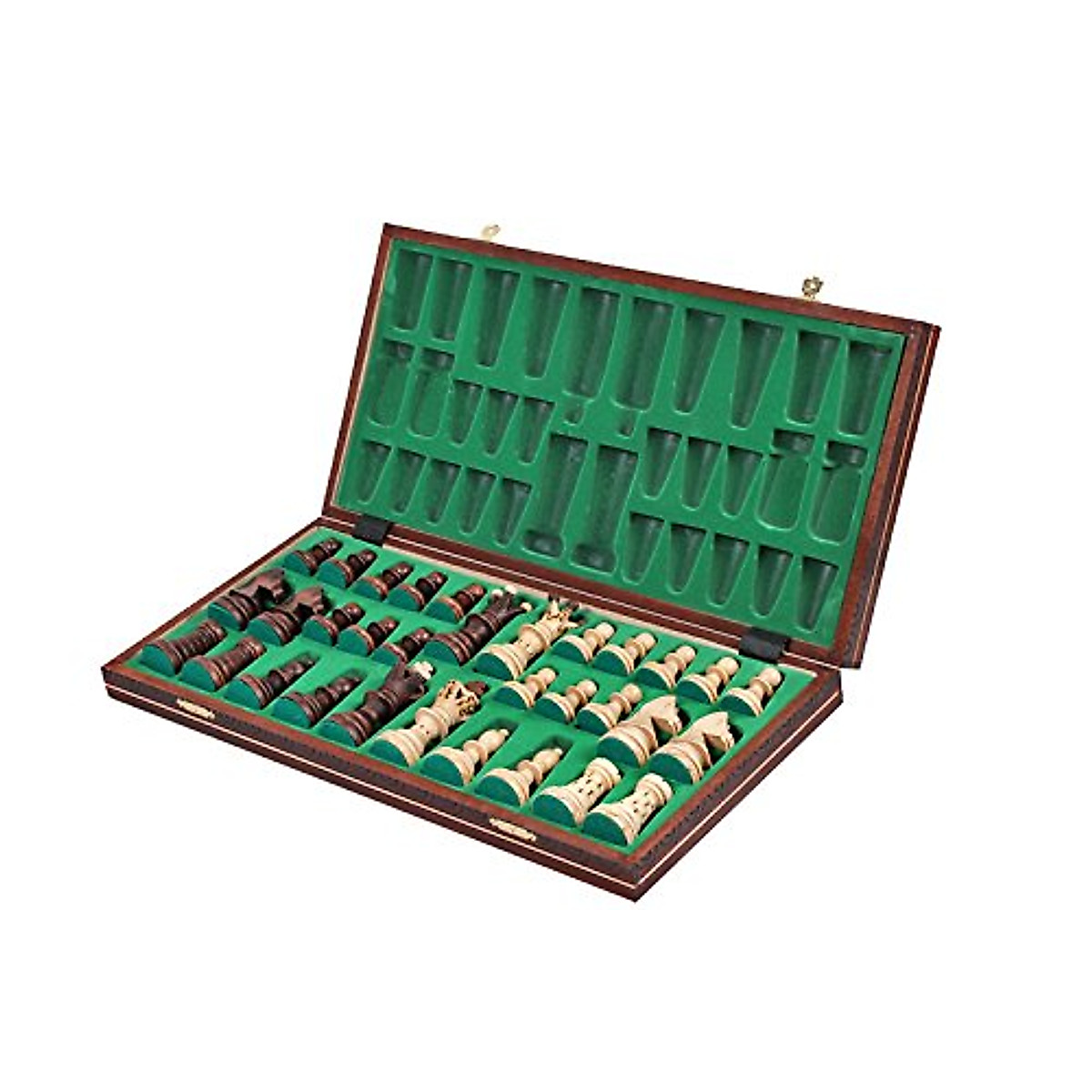 The Jarilo, Unique Wooden Chess Set, Pieces, Chess Board and Chess Piece Storage