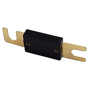 Tnisesm 9 Pcs 400Amp ANL Fuse Copper Material for Car Vehicles Marine Audio System Sheet Gold Tone Gold - 400A