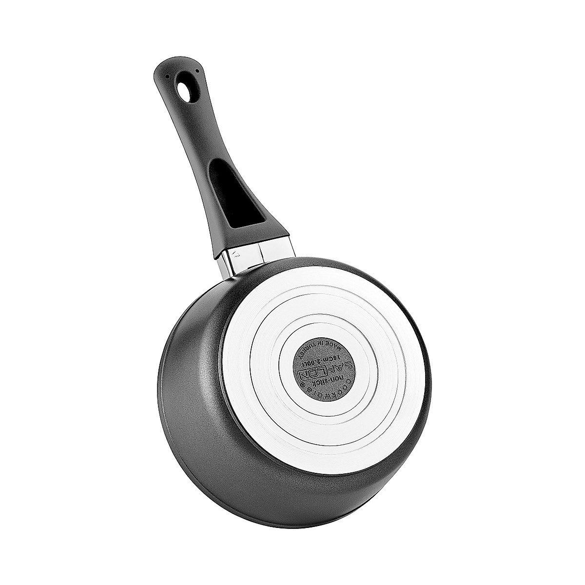 Saflon Titanium Nonstick 2 Quart Sauce Pan with Glass Lid Forged Aluminum with PFOA Free Coating