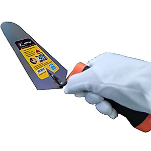 ESreake 2 Pcs Pointing Trowel and Gauging Trowel Set,6" Masonry Hand Tool Set with Soft Grip Handle,Margin Trowel Bricklaying Trowel Building Products (6 Inch)