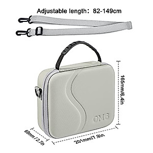 STARTRC Osmo Mobile 6 Case,Waterproof Portable Storge Shoulder Bag Travel Case for DJI Osmo Mobile 6 Gimbal Stabilizer Accessories