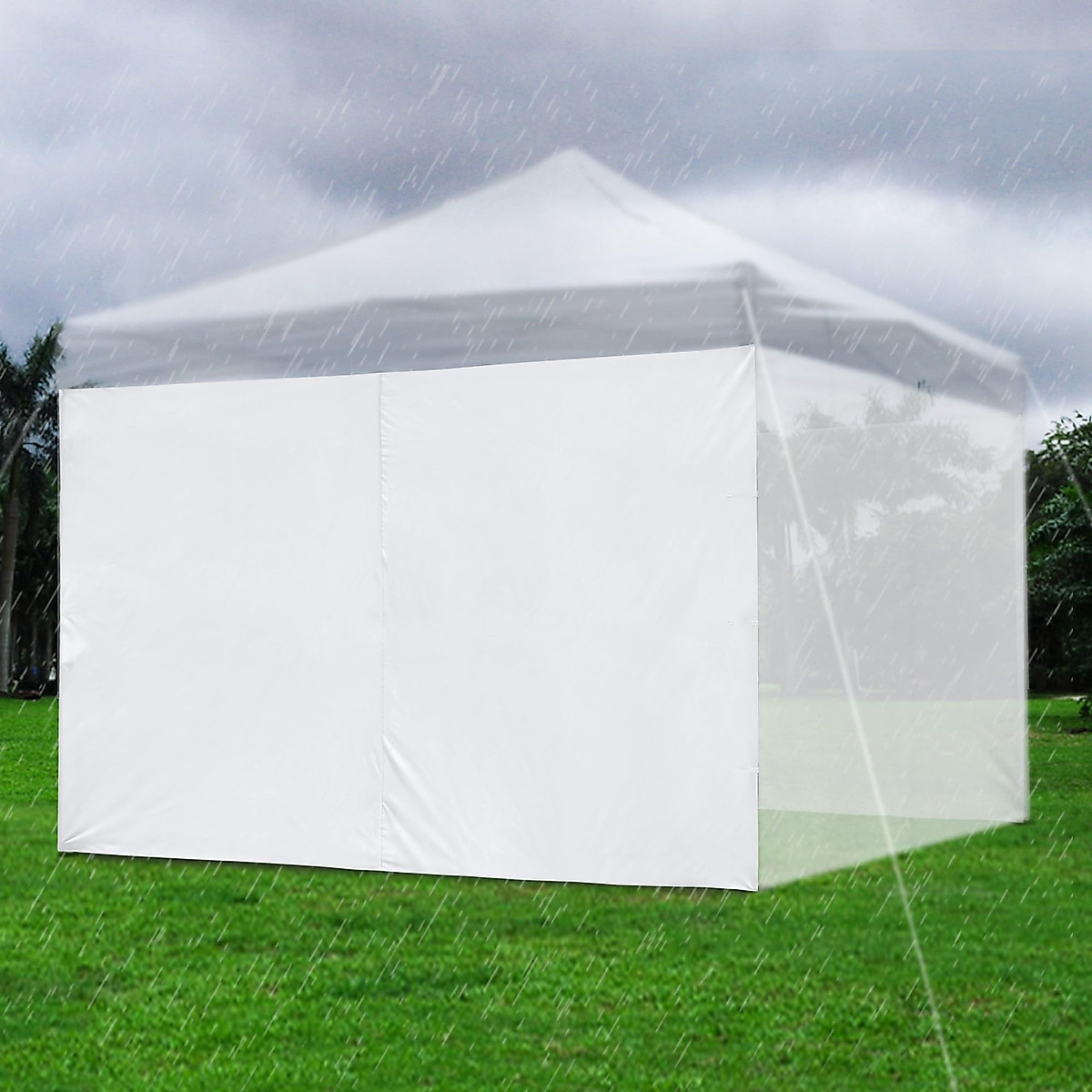 10x10ft EZ Canopy Gazebo Side Wall/White