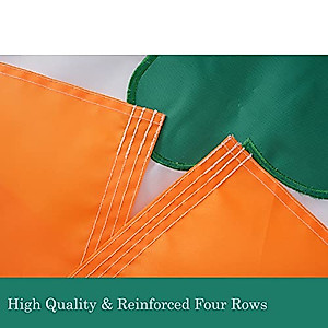 AMZFLAG Ireland Flag 3x5 Embroidered Shamrock Irish Flags Heavy Duty Sewn Stripes for St. Patrick Day Outdoor