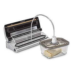 Caso Design VG 3000 3-Piece Food Vacuum Canister Set with Food Management App, small