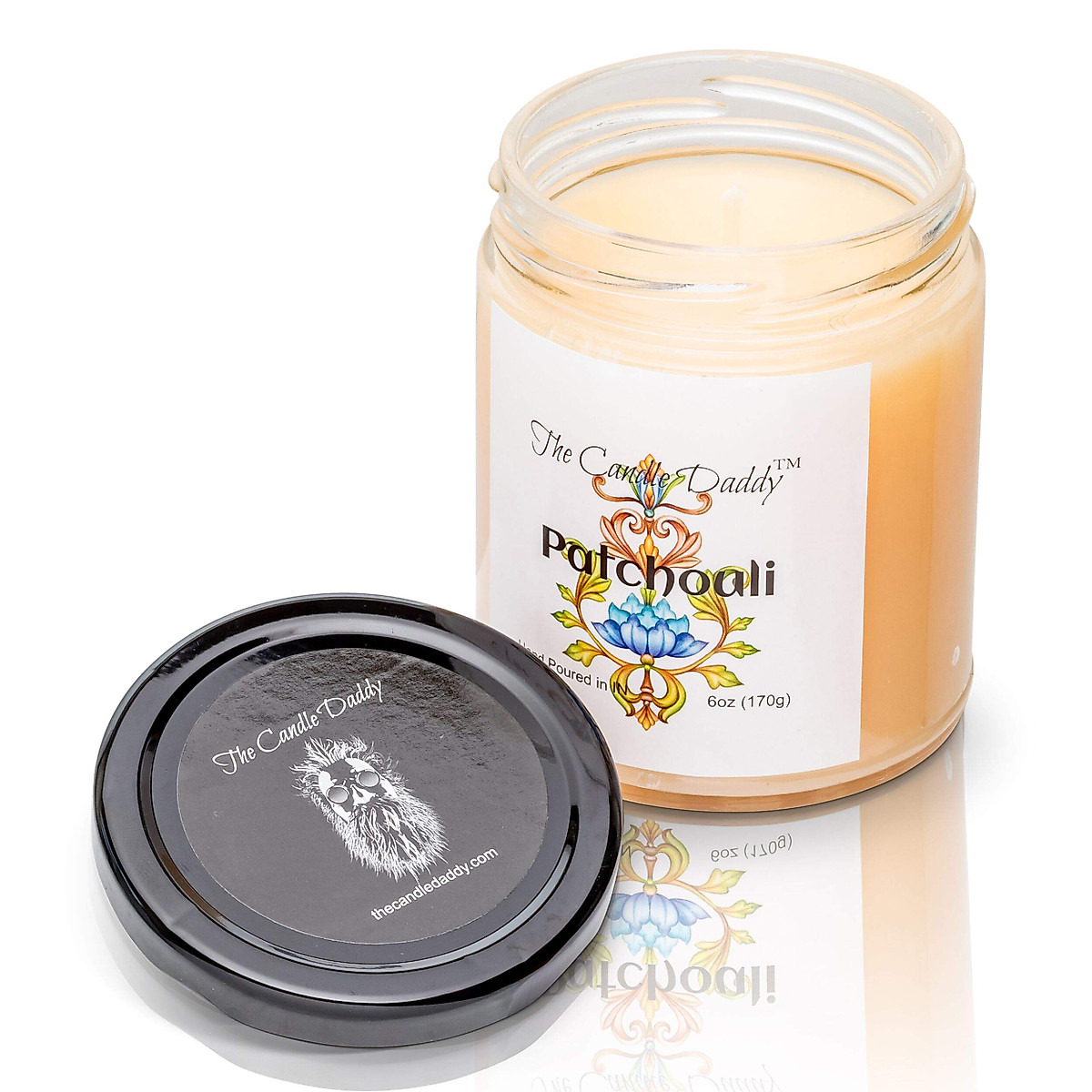 Patchouli Scented Candle - Inscense- 6 Ounce Jar Candle