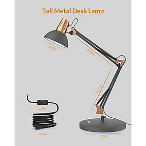 Bundles-2 Items: Metal Desk Lamp + 19W LED Floor Lamp