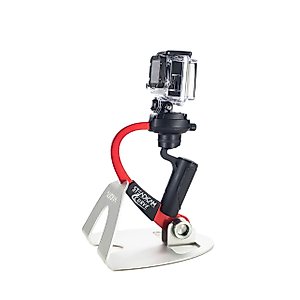 Steadicam Curve-BK Handheld Video Stabilizer and Grip for GoPro Hero Cameras 3, 4 Black & Hero 5 (Red)
