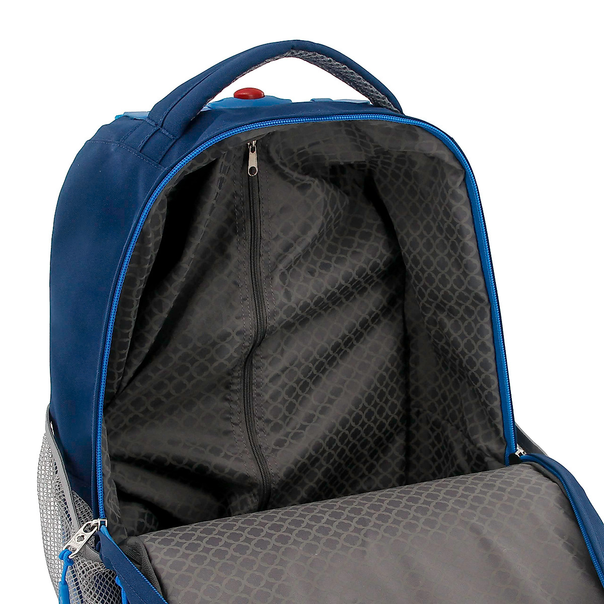 J World New York Sunlight Rolling Backpack. Roller Bag Wheeled Carry-On Luggage, One Size (Navy)