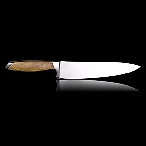 Schmidt Brothers - Bonded Teak, 8" Chef Knife, High-Carbon German Stainless Steel Cutlery
