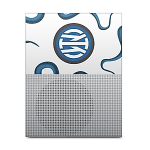 Head Case Designs Officially Licensed Inter Milan Away 2021/22 Crest Kit Vinyl Sticker Gaming Skin Decal Cover Compatible With Xbox One S Console and Controller Bundle