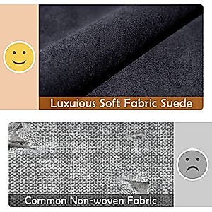 LYNCOHOME 8 Drawer Dresser for Bedroom, Fabric Dresser with Shelves, Chest of Drawers for Bedroom, Closet, Clothes, Storage Tower with Sturdy Steel Frame, Wood Top, Fabric Drawers