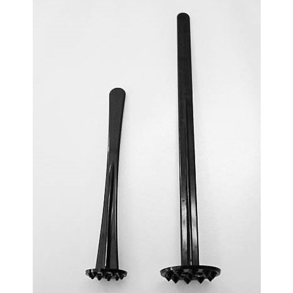 Swizzle Lemon Muddler for Cocktail and Ice Tea Drinks (Pack of 25) (170mm Tall, Black)