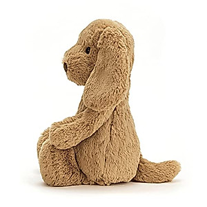 Jellycat Bashful Toffee Puppy Stuffed Animal Plush Dog, Medium, 12 inches