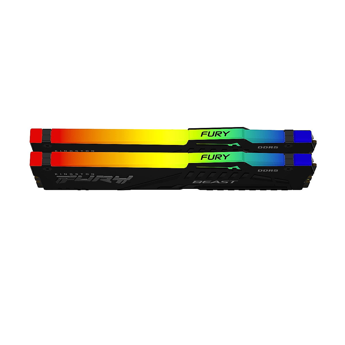 Kingston Technology Kingston Fury Beast RGB 16GB 5200MT/s DDR5 CL36 Desktop Memory Single Module | Infrared Sync Technology | AMD Expo | Plug N Play | KF552C36BBEA-16