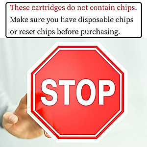 212XL No Chip Remanufactured Ink Cartridge Refillable Ink Cartridges Without Chip & Ink for XP-4100 XP-4105 Sublimation Ink Cartridges Empty Ink Cartridges Replacement for WF-2850 WF-2830 Printer