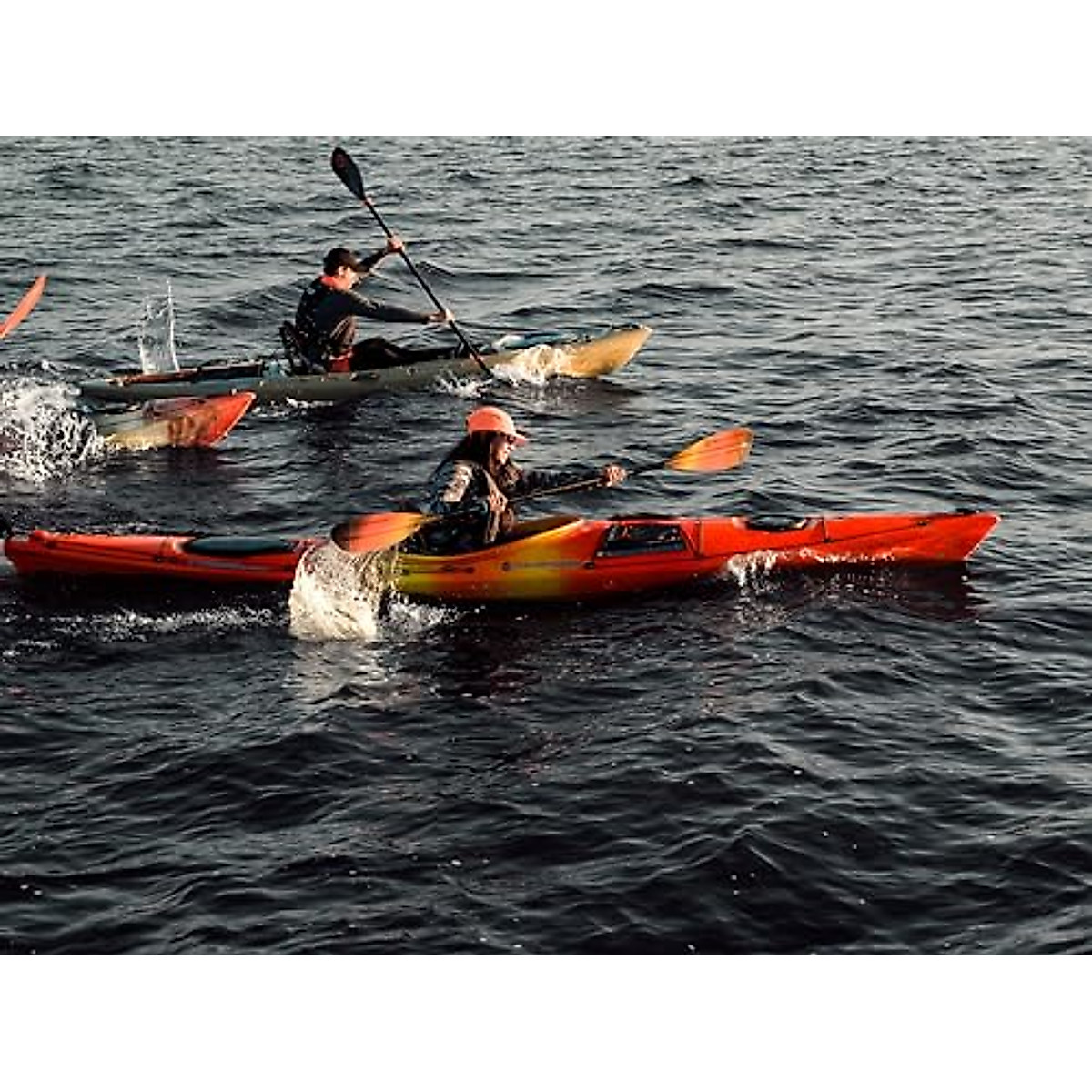 Wilderness Systems Tsunami 145 | Sit Inside Touring Kayak | Multiple Storage Options - Phase 3 Air Pro Seating | 14' 6" | Mango
