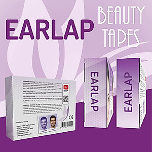 EARLAP Ear Corrector, Contain 20 Ear Tape, Solve Big Ear Problem with Ear Stickers by Pinning Back Ears, Cosmetic Aesthetic Correctors for Prominent Ears, Waterproof Ear Correctors Sticks for Adults