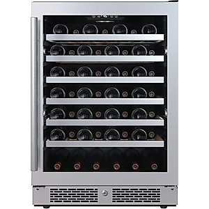 Avallon AWC242SZRH 24 Inch Wide 53 Bottle Capacity Single Zone Wine Cooler with Right Swing Door