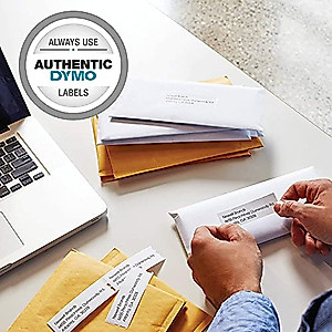 LabelWriter 450 Twin Turbo Direct Thermal Label Printer, Black - USB Connectivity Print up to 71 Labels Per Minute, 300 x 600 dpi, 2.20'' Maximum Width Monochrome Barcode Maker (1752266)