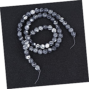 Round Loose Beads 92pcs Crystals Beads Kit Gasket Material Loose Beads for Loose Beads Charms Malachite Gemstone Bead Colored Stone Beads DIY Craft Beads Making Bead Suite Beads