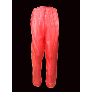 Haian Plastic Jogging Bottoms (Large, Transparent Red)