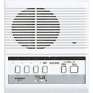 Aiphone LEF-3 Open Voice Selective Call Master Intercom, Accepts Up to Three Connecting Door, Sub-Master, or Master Intercoms