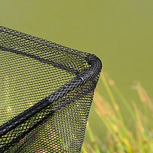 ATLAS 42 Inch Landing Net - Fishing Landing Net | 2-Part Carp Fishing Net | Carbon Handle Fishing Net | Long-Lasting Landing Net | Carp Fishing Accessories