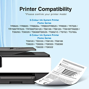 Starink Compatible Ink Cartridge Replacement for Canon 280 281 XXL PGI-280XXL CLI-281XXL for Pixma TR8520 TR8620 TR7520 TR8620a TR8622 TS6220 TS6320 TS6120 TR8600 TR8500 TR7500 TS6300 Printer, 10-Pack
