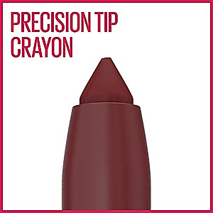 Maybelline Super Stay Ink Crayon Matte Longwear Lipstick Makeup, 165 Drive The Future, 0.04 oz
