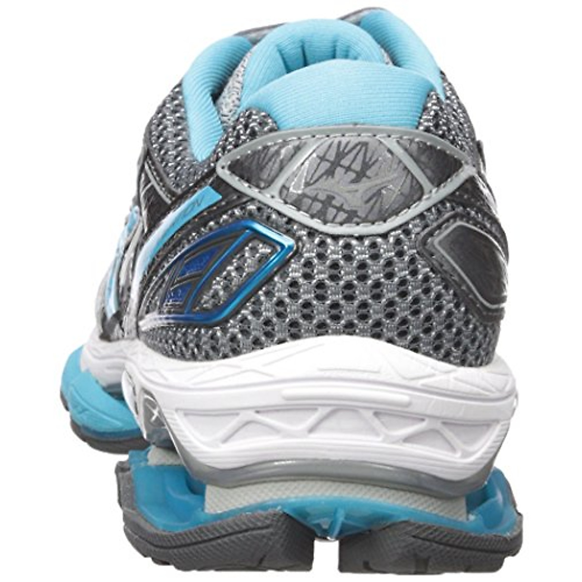 Mizuno womens Wave Creation 19 Running Shoe, High-rise/Blue Atoll/Castlerock, 8 US