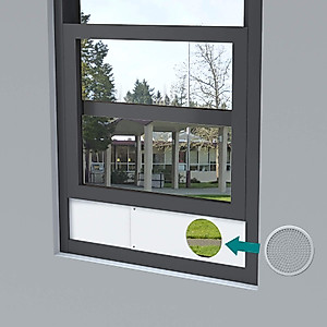 Daisypower Portable Air Conditioner Window Kit,Adjustable Window Vent Kit for Sliding Window,Portable Air Conditioner Replacement AC Window Kit for 5.9 Inch Exhaust Hose,Up to 47 Inch Window Seal Kit