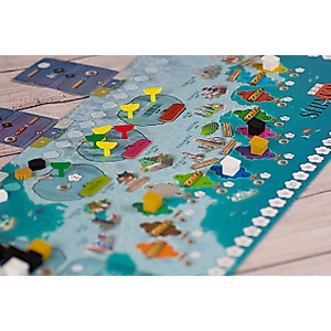 Shinkansen Zero-Kei Board Game - Strategy Game, Train Route Building Game, Fun Railroad Network Game for Kids and Adults, Ages 12+, 1-4 Players, 45-60 Minute Playtime, Made by Ludonova