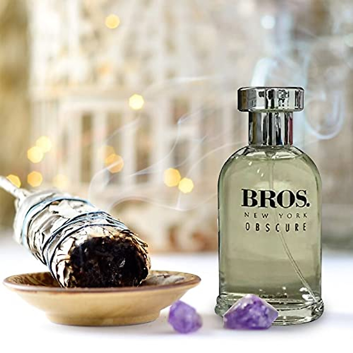 Bros. New York Obscure - Eau De Toilette Spray Perfume, Fragrance For Men- Daywear, Casual Daily Cologne Set with Deluxe Suede Pouch- 2.7 Oz Bottle- Ideal EDT Beauty Gift for Birthday, Anniversary