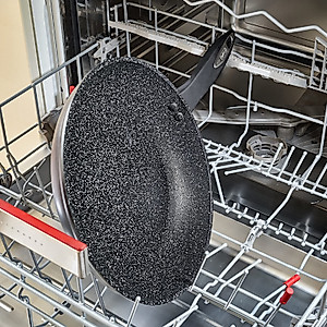 Zyliss Cook Non-Stick Frying Pan, Aluminium, Black, 46.9 x 28.9 x 6.8 cm