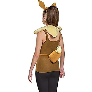 Disguise Women's Eevee Costume Kit, Brown, One Size Adult