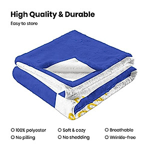 Carwayii El Salvador Flag Blanket,Cozy Thermal Sherpa Throw Blanket No Shedding Flannel Couch Lap Blanket for Bed Couch,Soft Office Blanket All Season 50''x60''