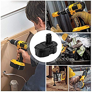 3.6Ah 18 Volt Ni-Mh DC9096 Replacement Battery Compatible with Dewalt 18V Battery DC9098 DC9099 DW9096 DW9098 DW9099 DW9096 DC759 DC970 DW9095 DE9039 DE9095 DE9096 DE9098 DC9181