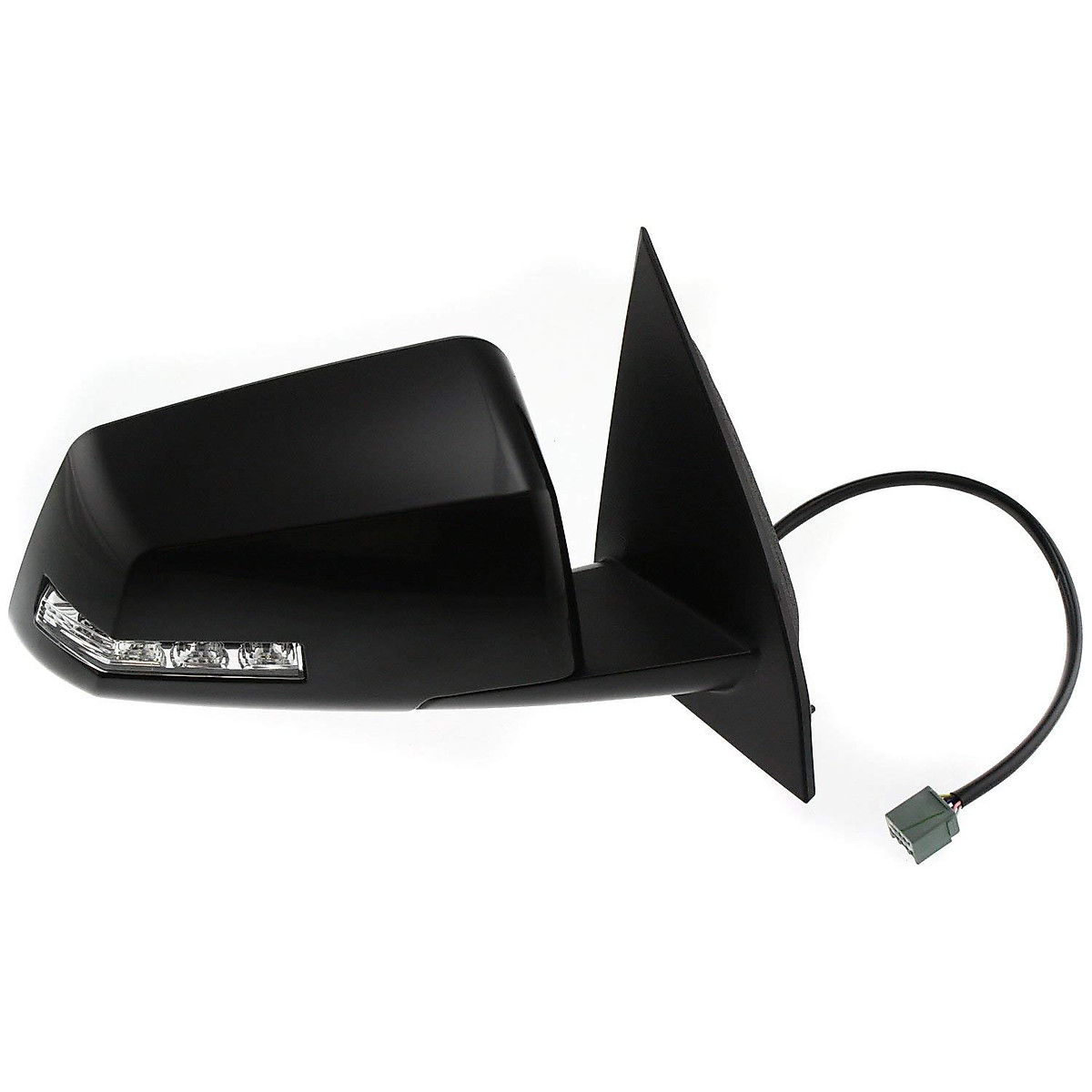 Kool Vue Right Power Heated Door Mirror Compatible With Chevrolet Traverse 2009-2017 Manual Fold With Signal Light Paintable