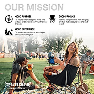 Travel Chair Travelchair-ABC Chair w/Recycled Fabric (2288-RCYCL) Portable Outdoor Furniture, Repreve, Brown