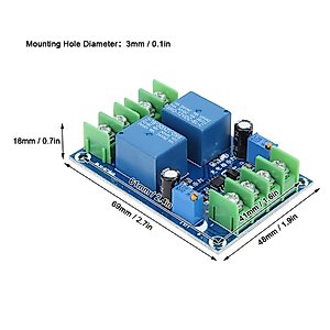DC 12V 10A Automatic Power Switching Module, Backup Battery Switching Module, Emergency Power Supply Charging Controller