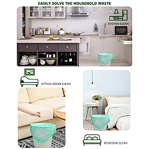 AYOTEE Biodegradable 4 Gallon Compostable Trash Bags, 140 Count, Unscented, 15-23 Liter Capacity, 4-6 Gallon Trash Bags, Suitable For Small Trash Cans, Liners